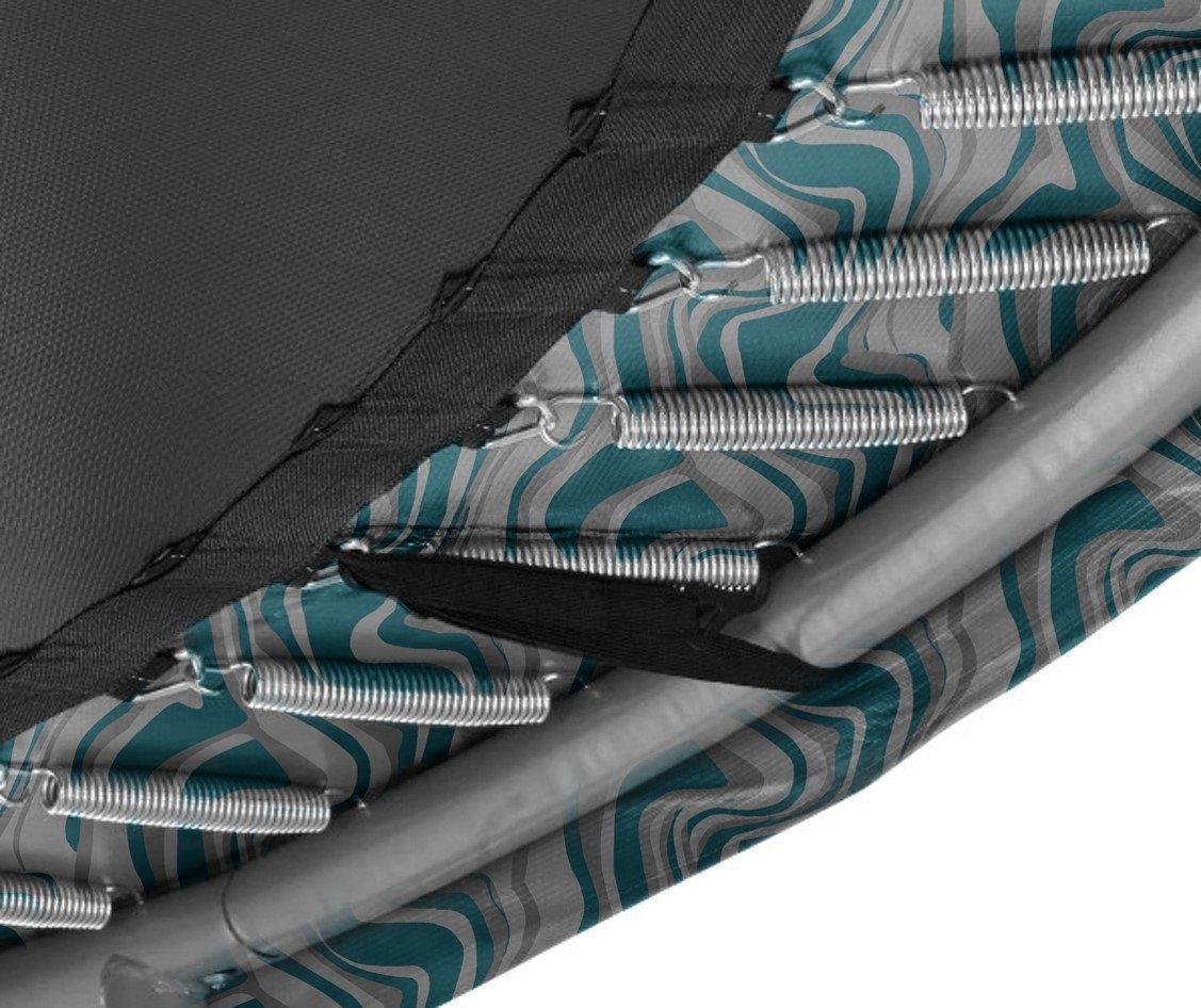 Machrus Upper Bounce 16 FT Round Trampoline Set with Safety Enclosure ...