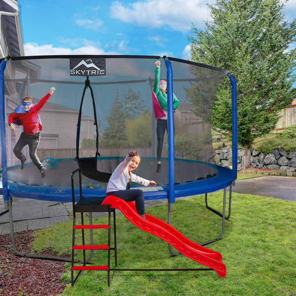 Trampoline With Slide: Top Line Durability | Upper Bounce – Machrus USA
