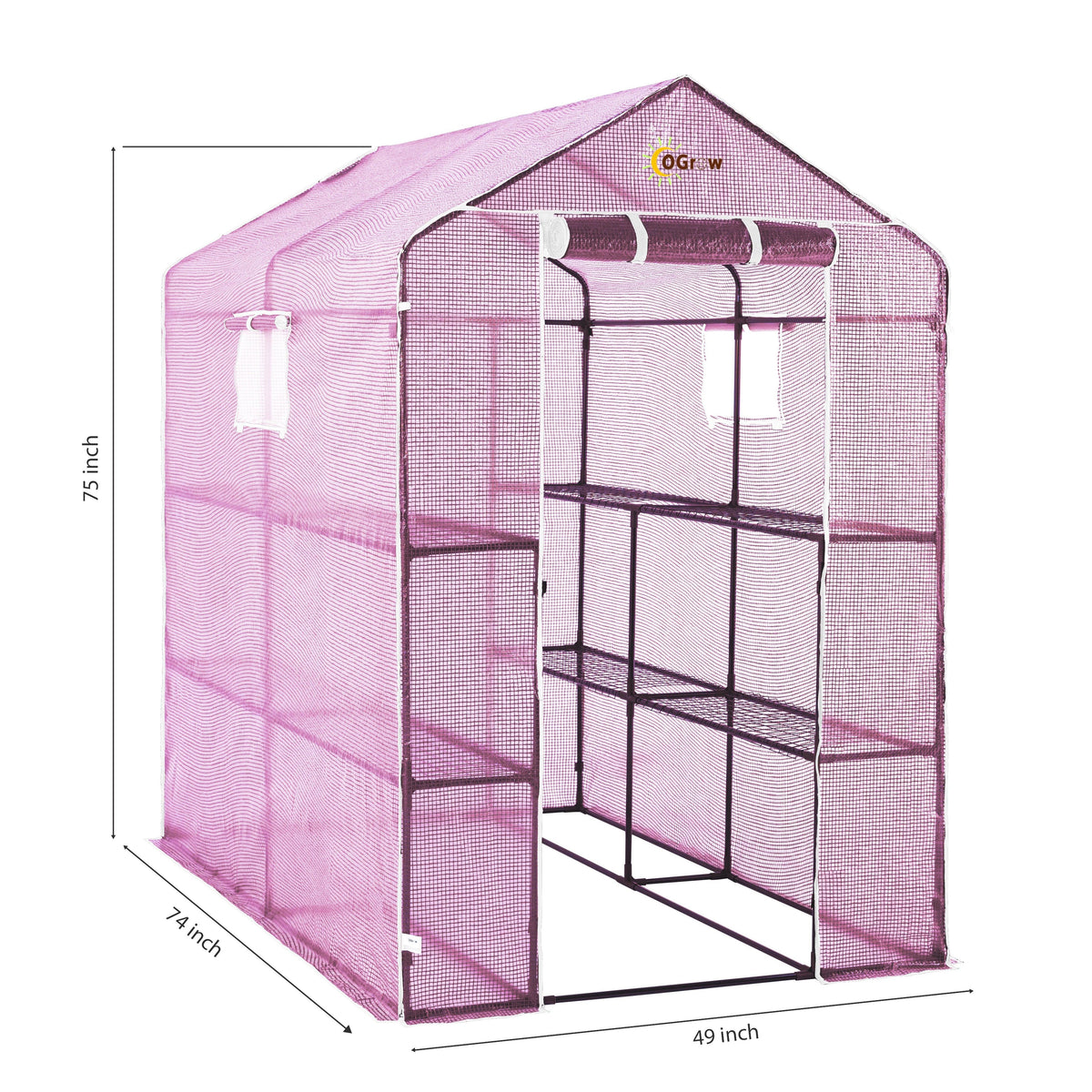 Machrus Ogrow Premium PE Greenhouse Replacement Cover for Your Outdoor ...