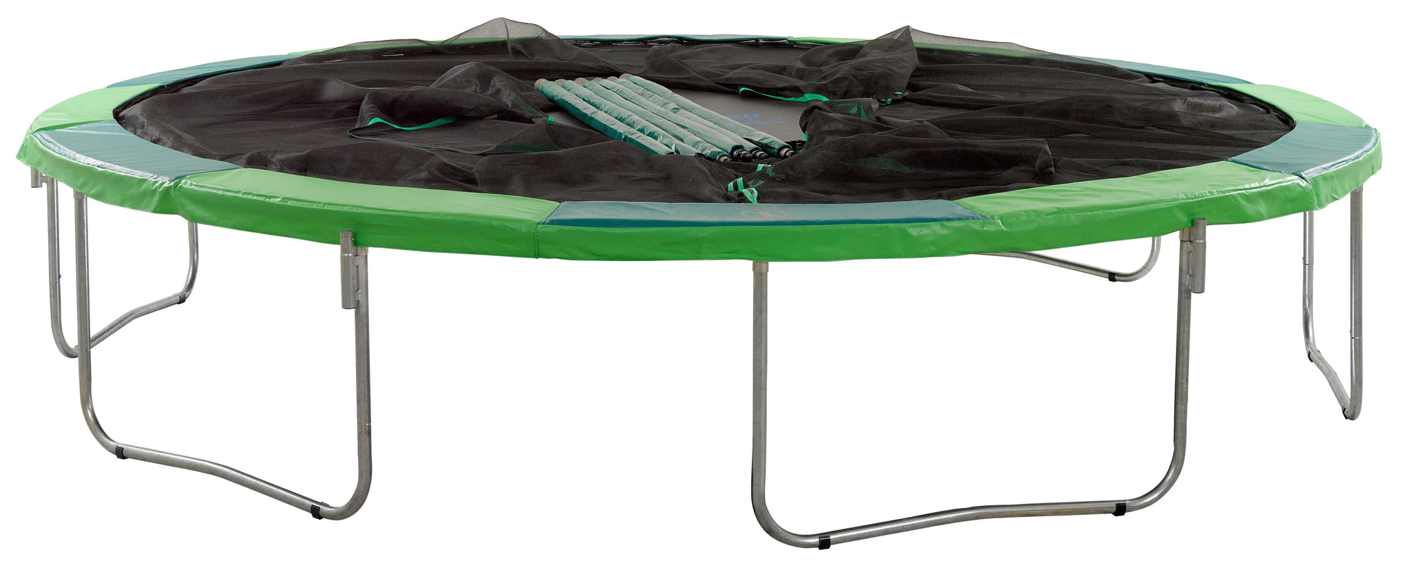 Machrus Upper Bounce 14 FT Round Trampoline Set with Safety Enclosure ...