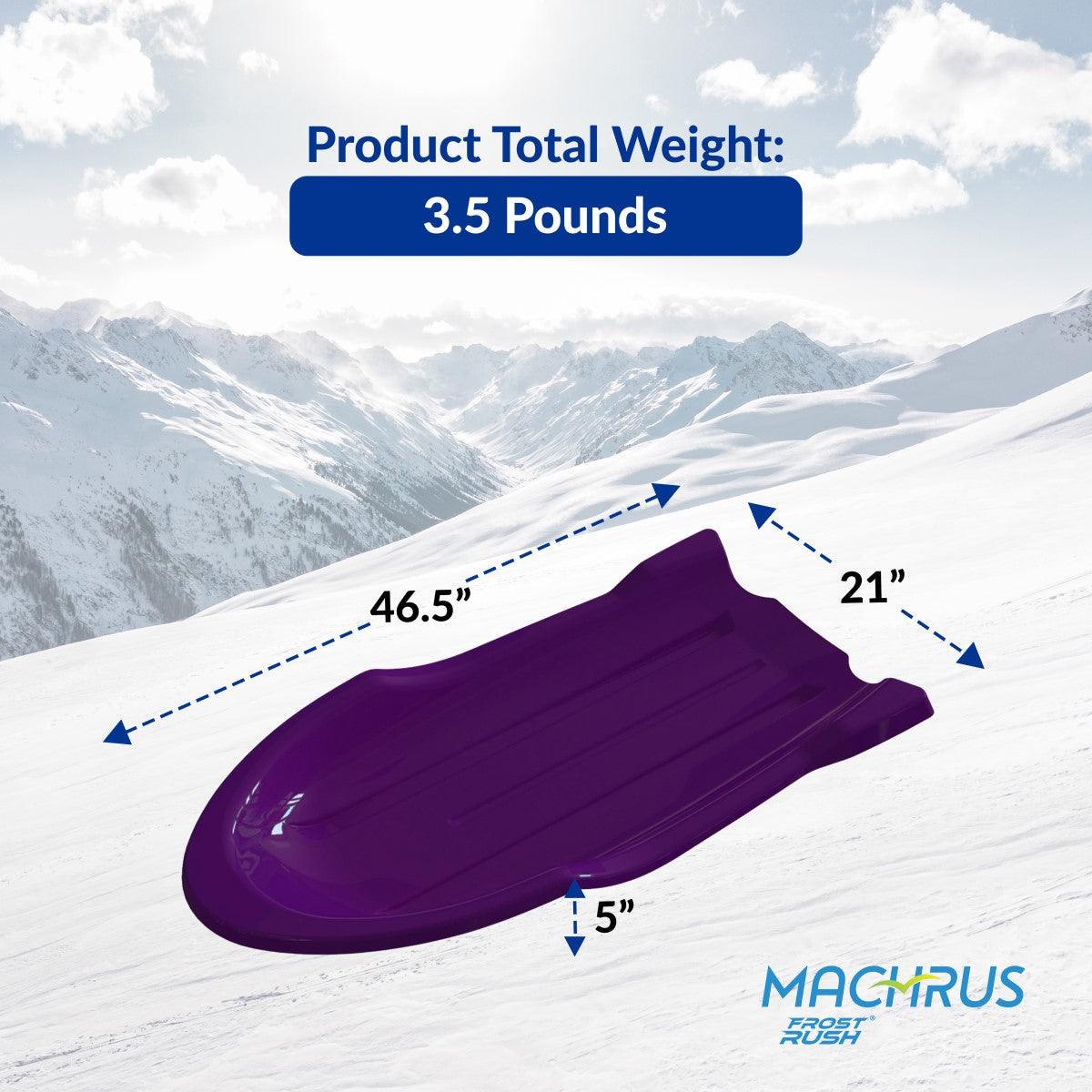 Machrus Frost Rush Snow Sled for Toddler, Kids, and Adults - Large Pla ...
